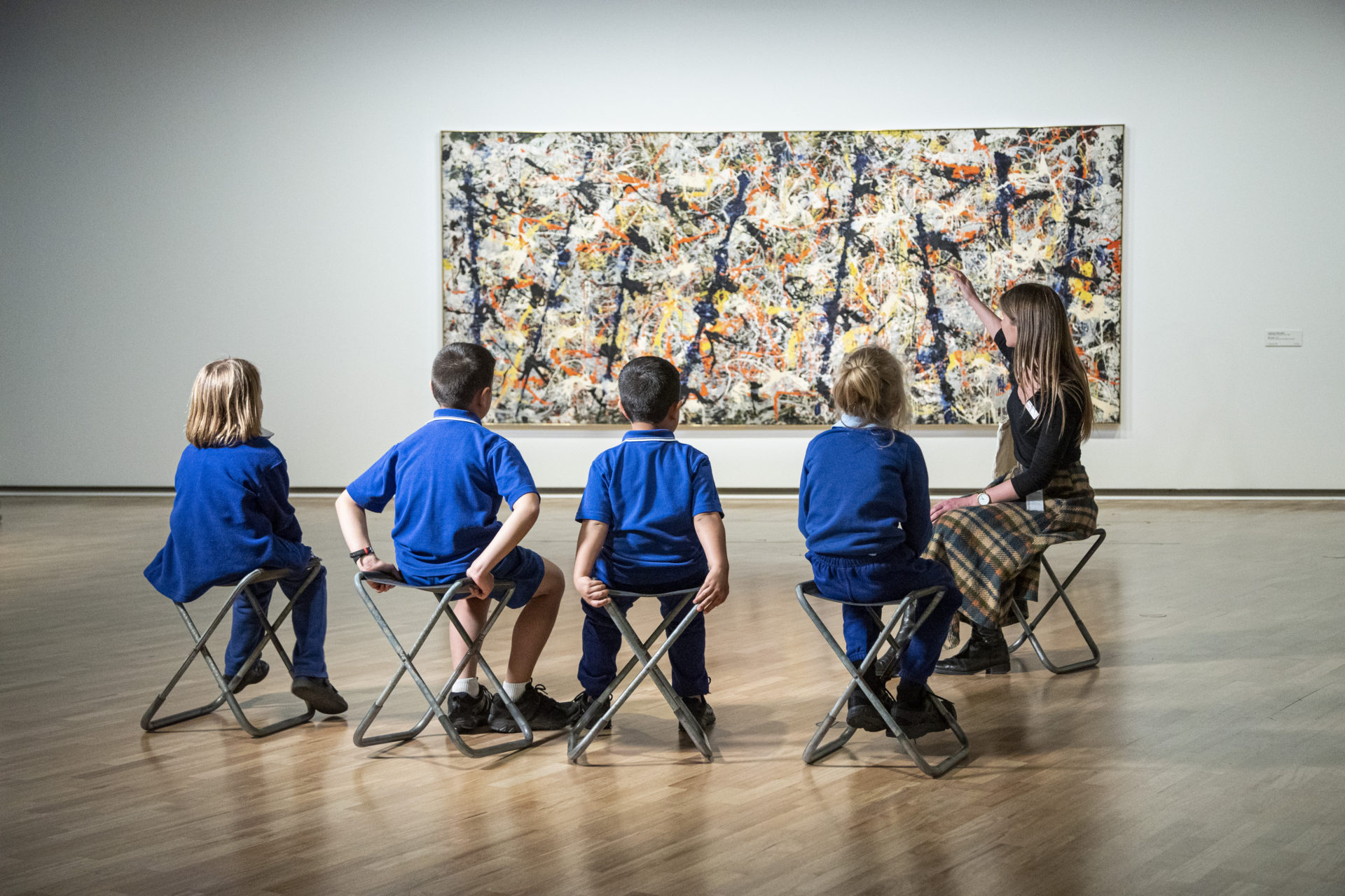 Learning resource » Kids play Pollock